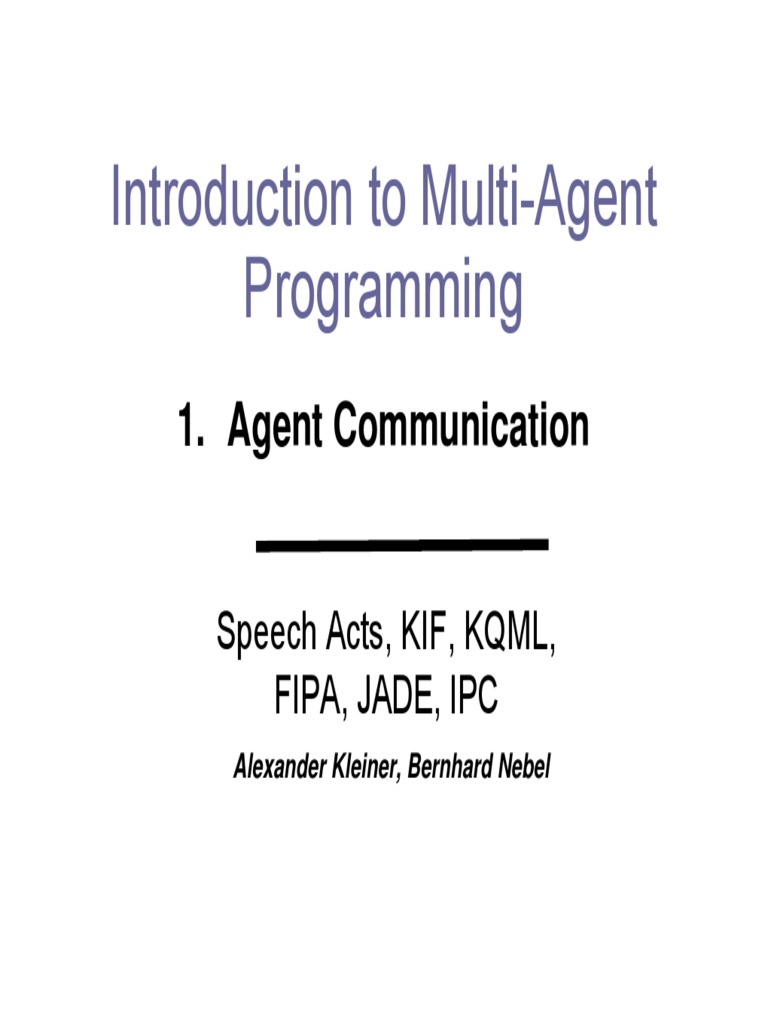 Kqml Kif Pdf
