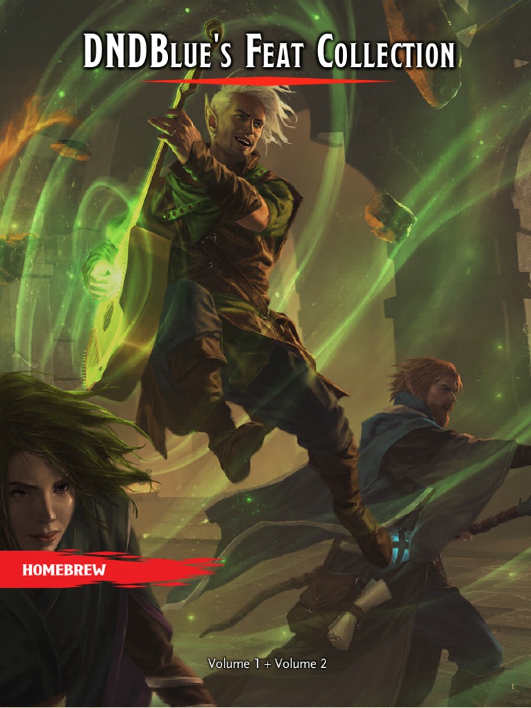 DNDBlue's Feat Collection - GM Binder | PDF | D20 System | Gary Gygax Games