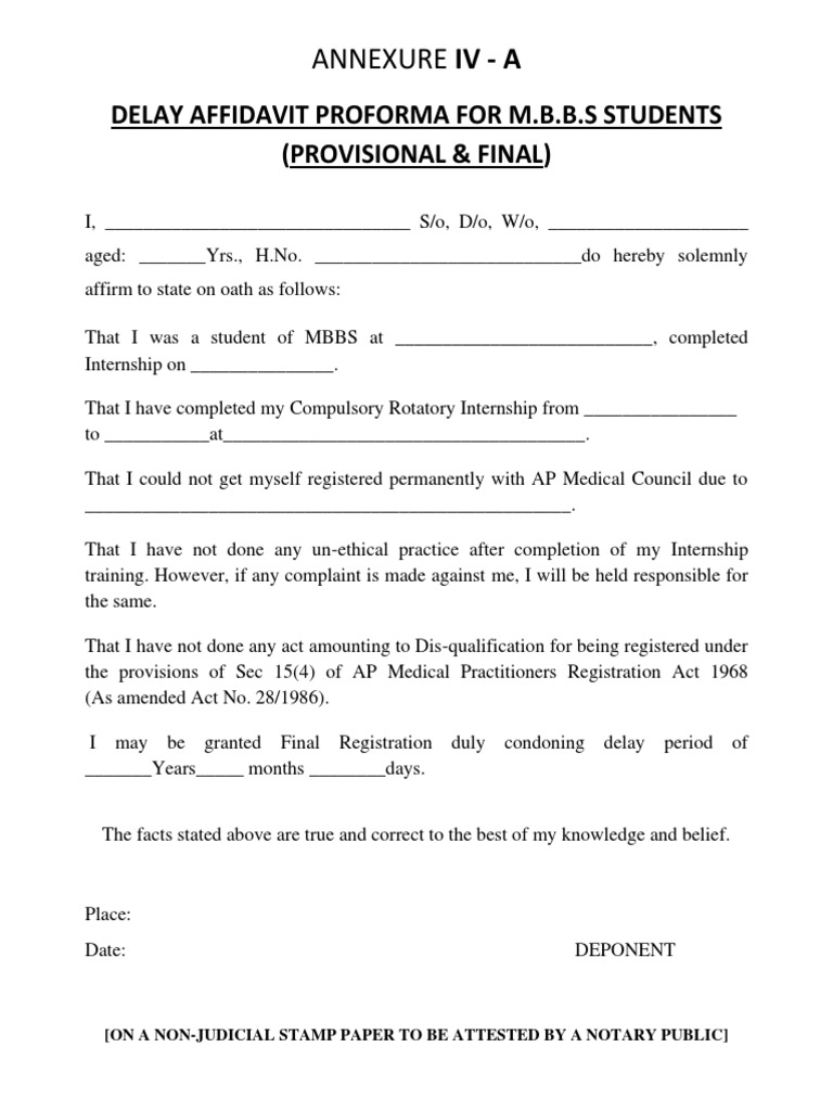 Annexure IV - A | PDF | Law