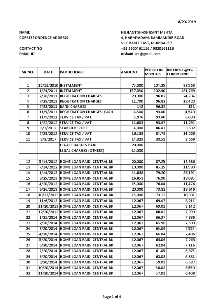 Interest Calculation | PDF | Interest | Loans