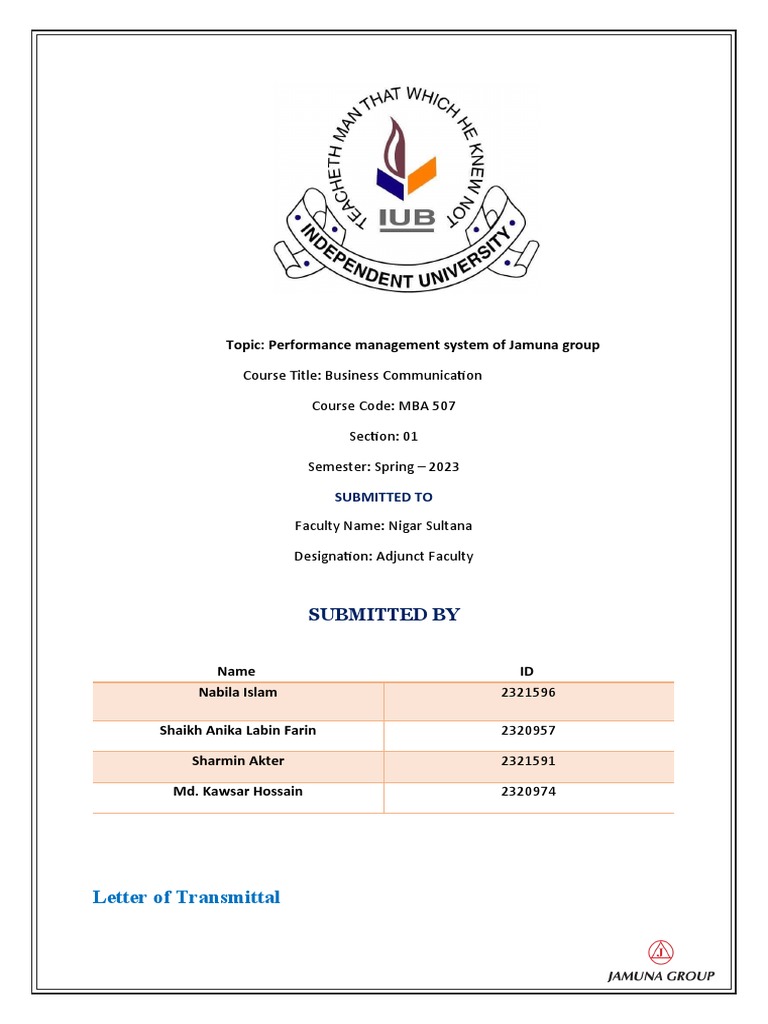 Jamuna Group Performance Management | PDF | Performance Appraisal | Performance Management