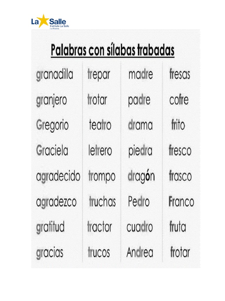 Grupo Consonantico | PDF