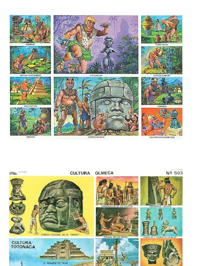 Lámina Cultura Olmeca | PDF