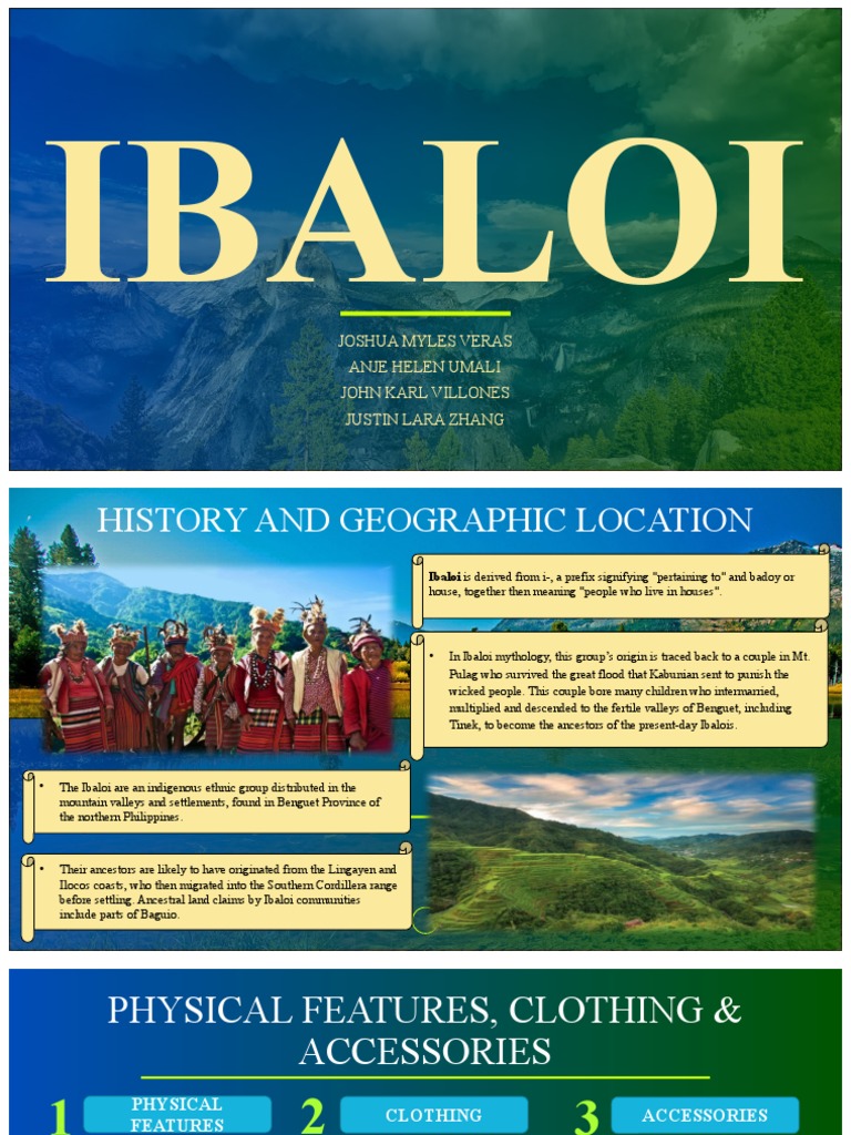 IBALOI | PDF | Ethnicity | Ethnic Groups