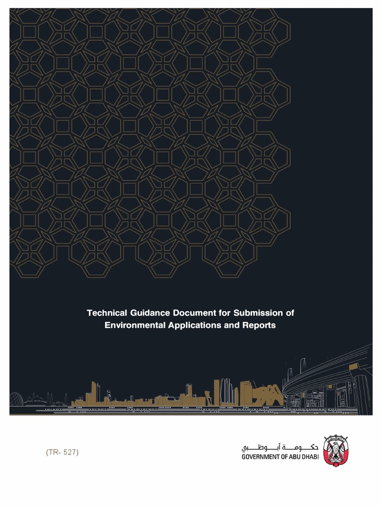 Technical Guidance Document For Submission of Environmental ...