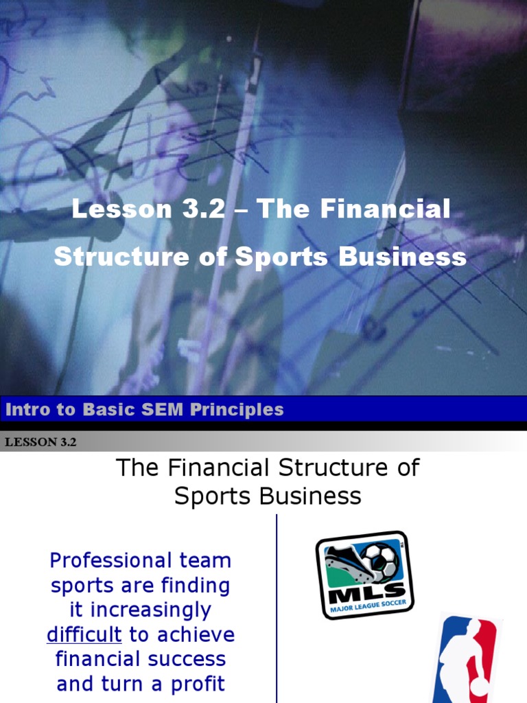 Financial Structure of Sports Biz | PDF | Revenue | Valuation (Finance)