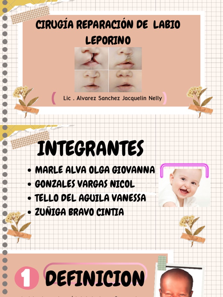 Cirugia de Labio Leporino | PDF | Especialidades Medicas | Medicina CLINICA