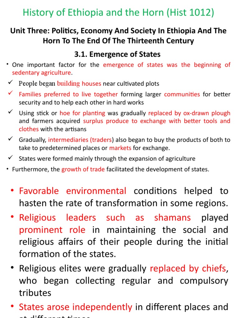 History of Ethiopia and The Horn | PDF | Ethiopia