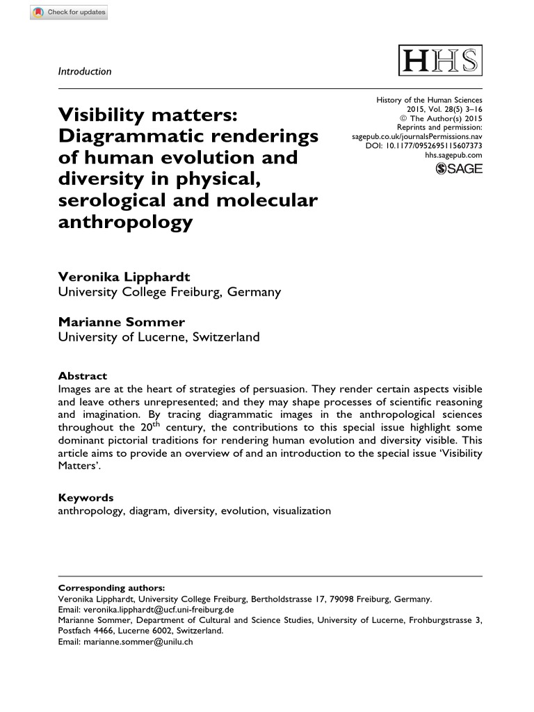Visibility Matters: Diagrammatic Renderings of Human Evolution and ...