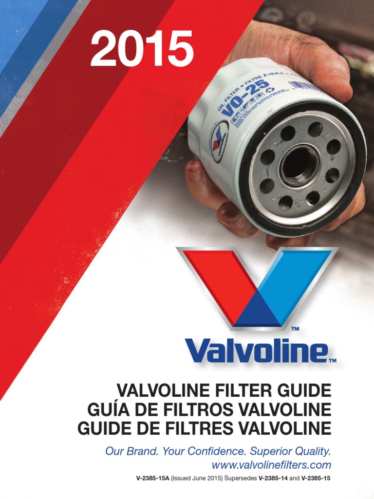 Valvoline Filter Catalog V-2385-15a - 0 | PDF | Volkswagen | Vehicle ...