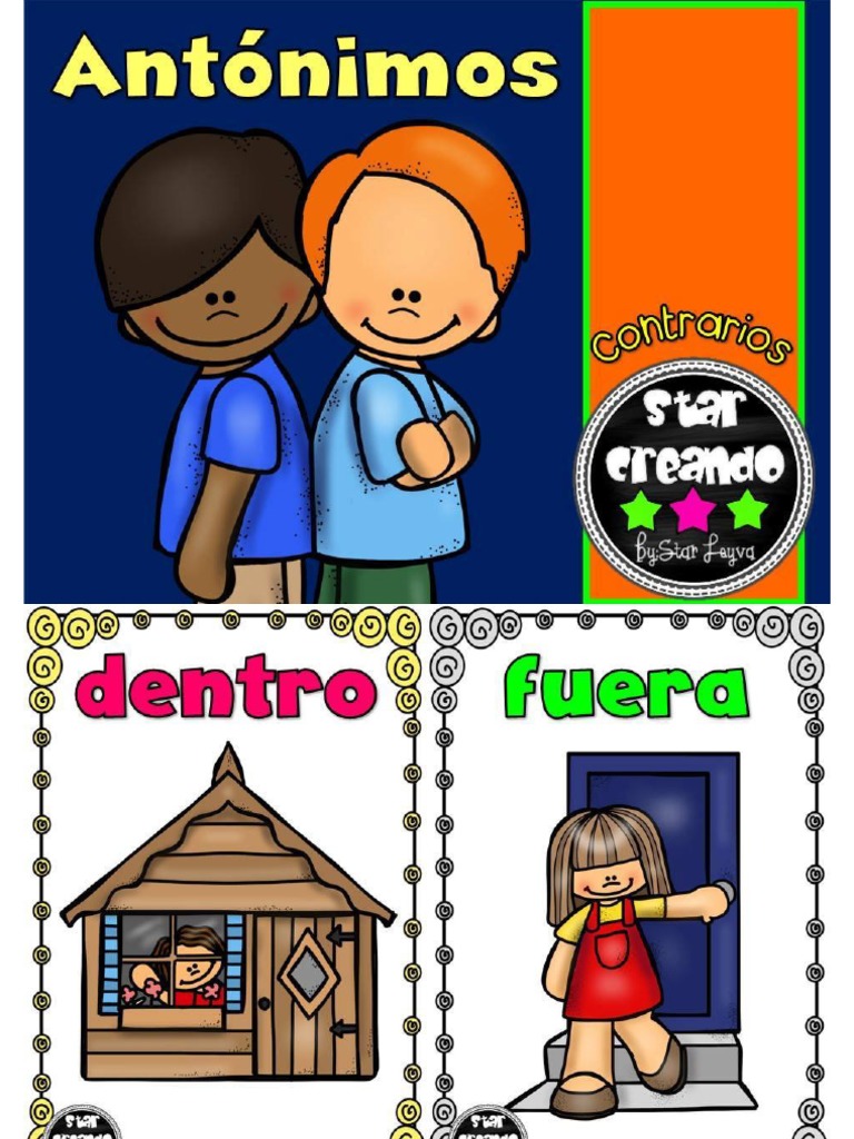 Tarjetas Antónimos PDF 1 | PDF