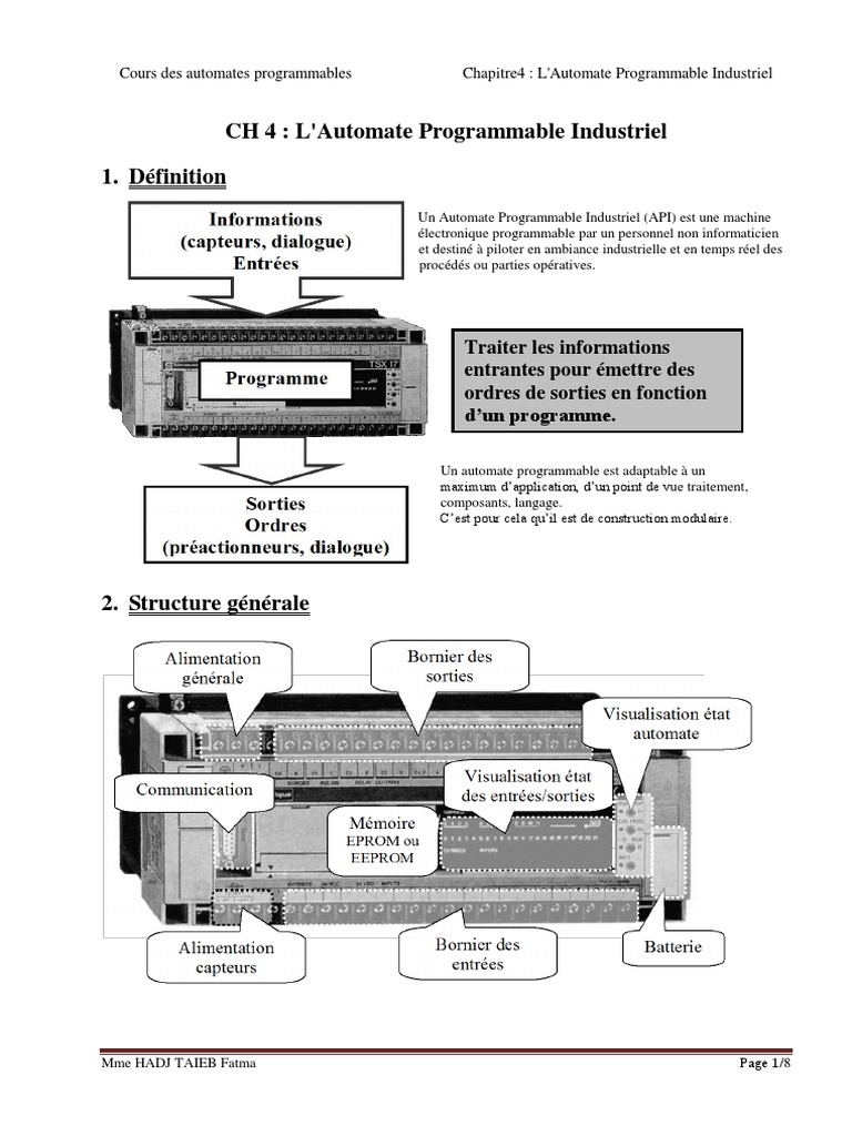 Automate Programmable Industriel: Guide | PDF | Programme informatique | Programmation