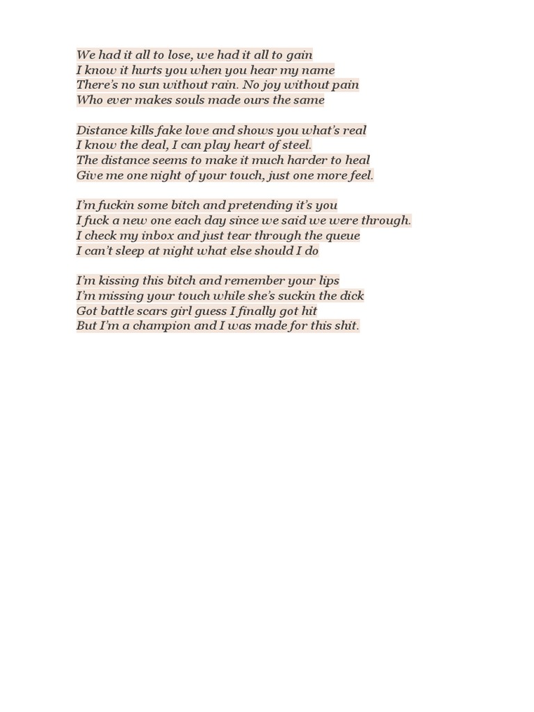 Andrew Tate Poem | PDF