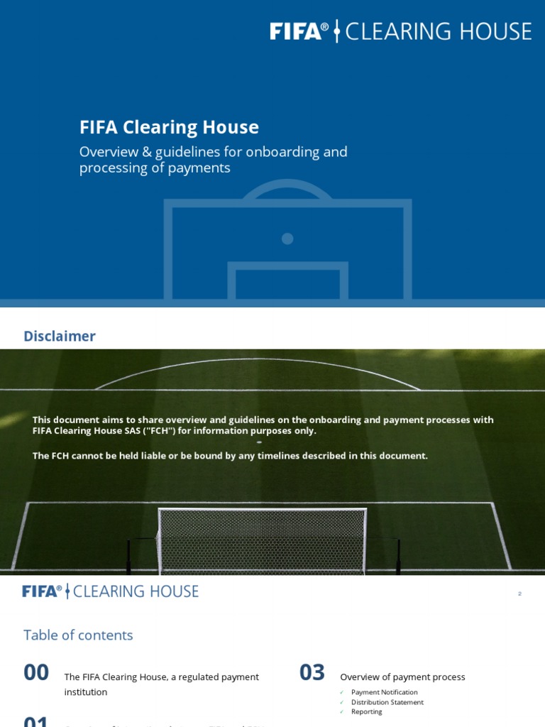 FIFA Clearing House - Guidelines On Processing of Allocation Statement ...