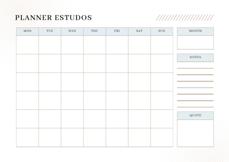 Planner Estudos | PDF