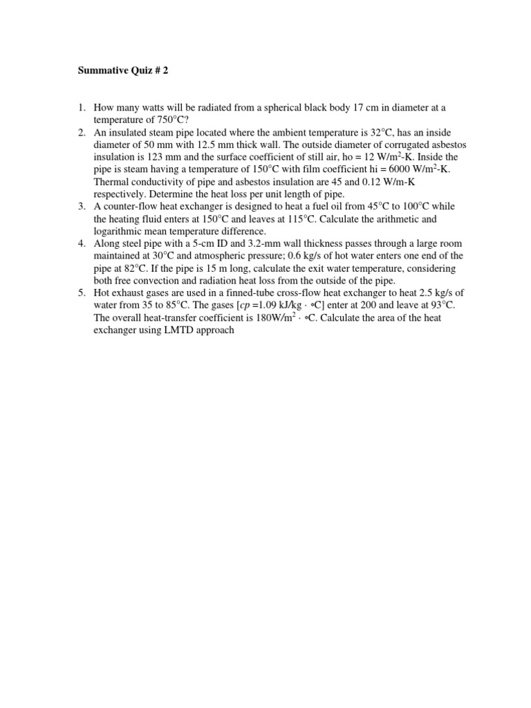 Quiz 2 Summative Quiz | PDF