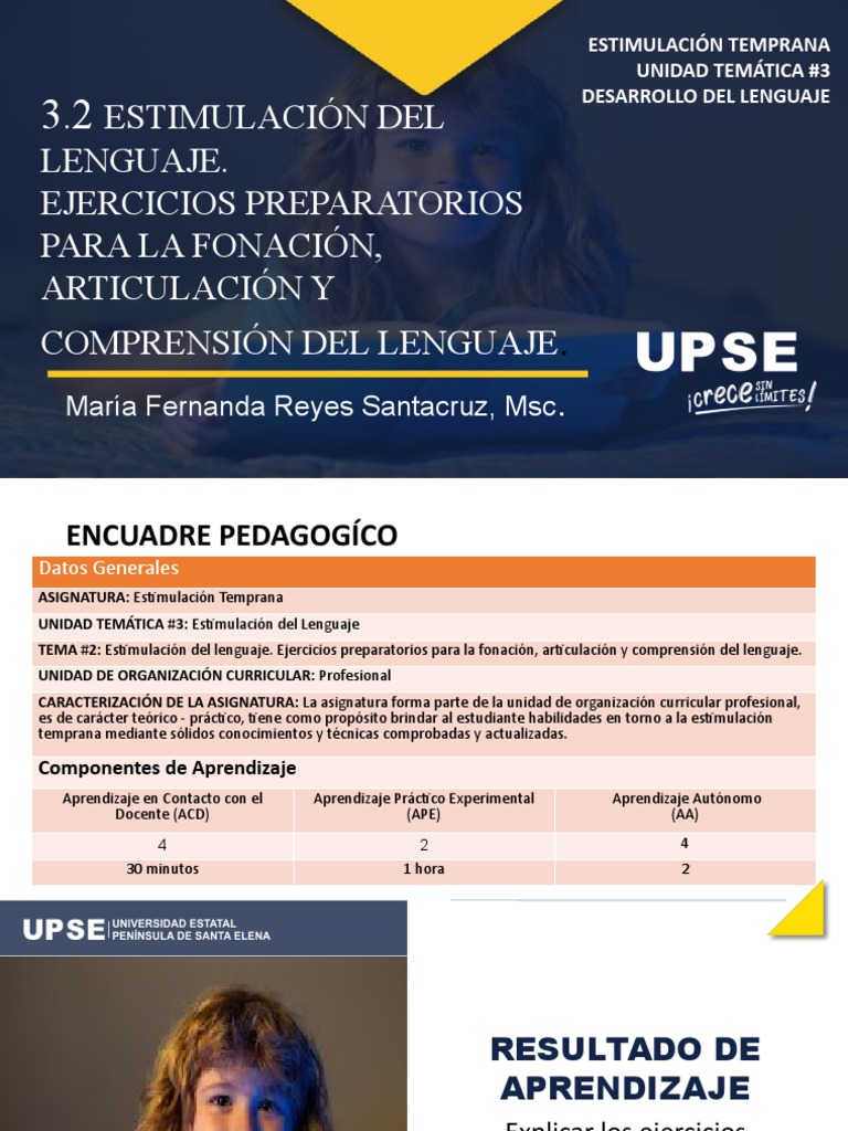 Estimulación Del Lenguaje. Ejercicios Preparatorios para La Fonación ...