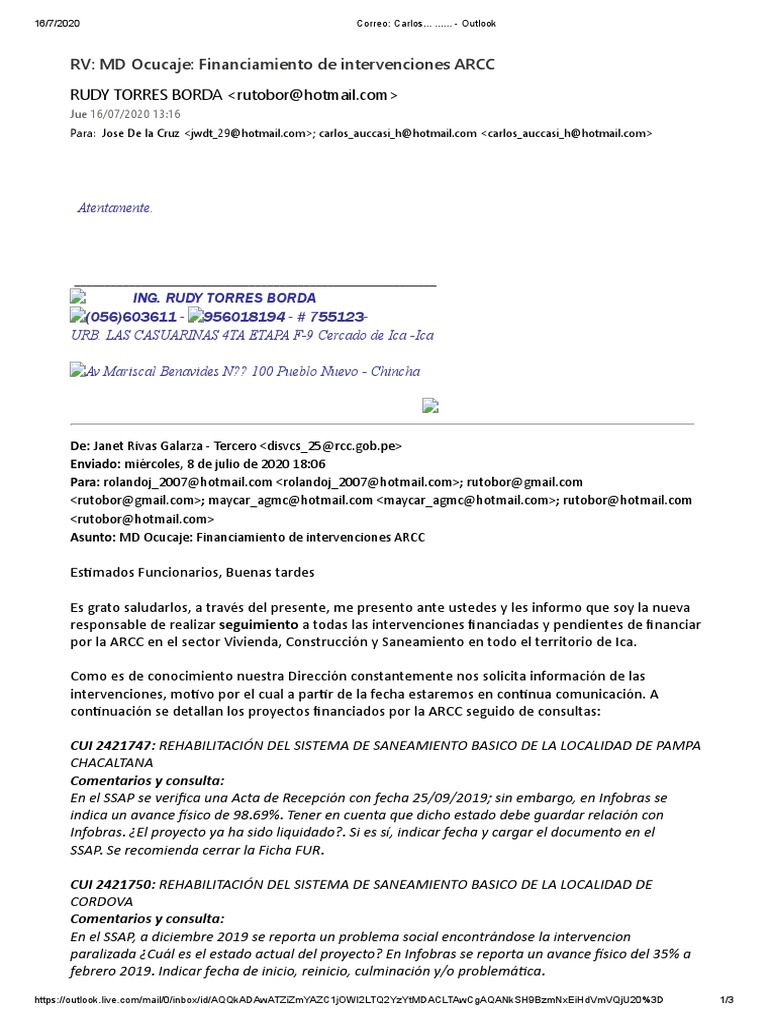 Arcc Intervencion | PDF