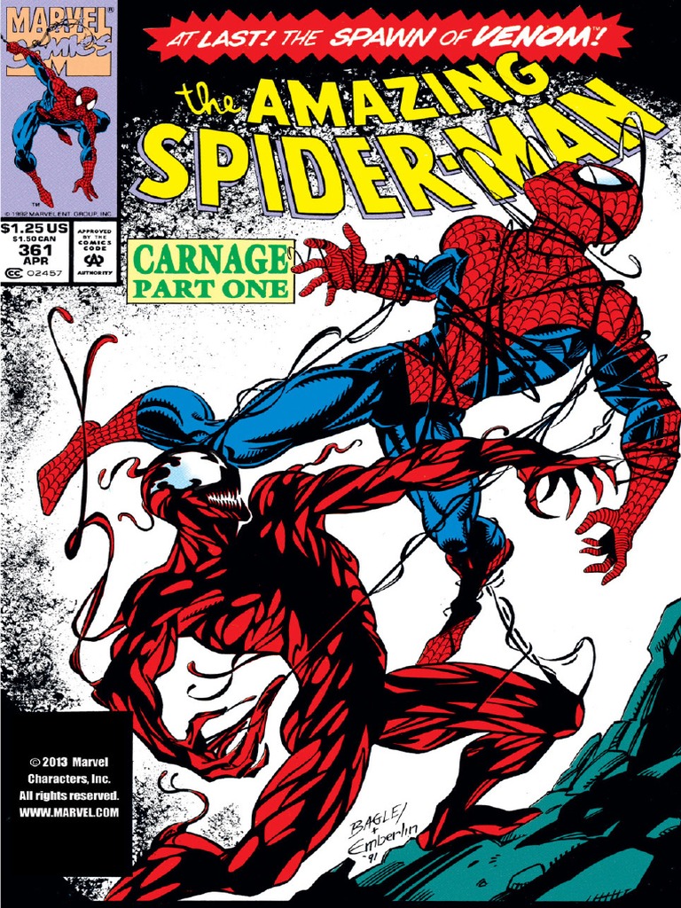 Comics The Amazing Spiderman Carnage Part One | PDF