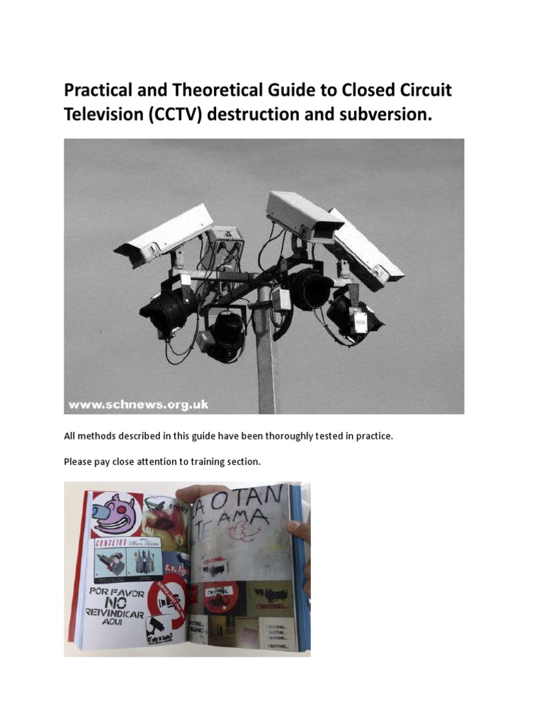 Subversion and Destruction of CCTV Cameras and Systems | PDF | Closed ...