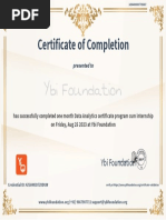 Ybi Foundation - Organization Profile | PDF | Mentorship | Artificial ...