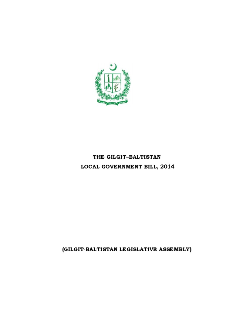 Gilgit Baltistan Local Government Bill 20141 1 | PDF | Elections ...