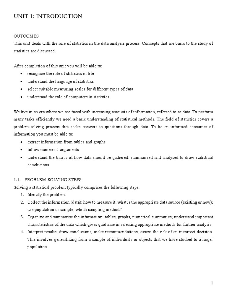 Engineering Stats Lecture Notes Pdf Sampling Statistics Statistics