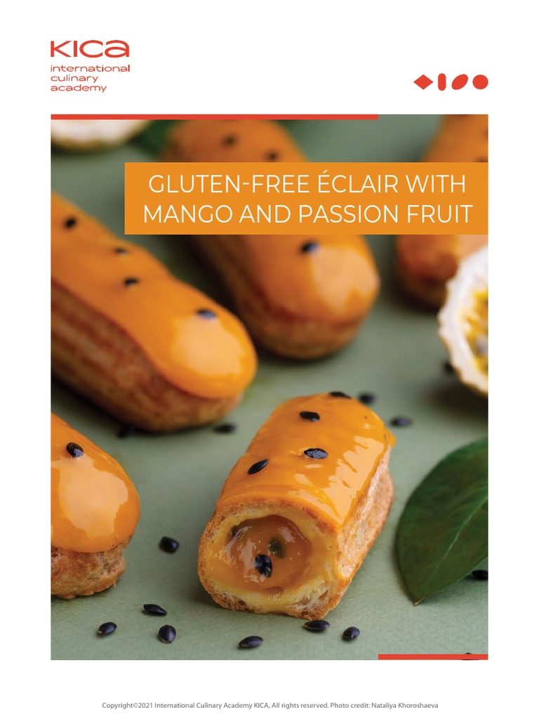Éclairs With Mango and Passion Fruit | Download Free PDF | Sugar | Diet ...