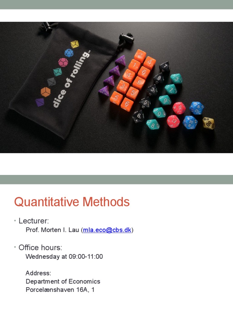 QM 1 Introduction | PDF