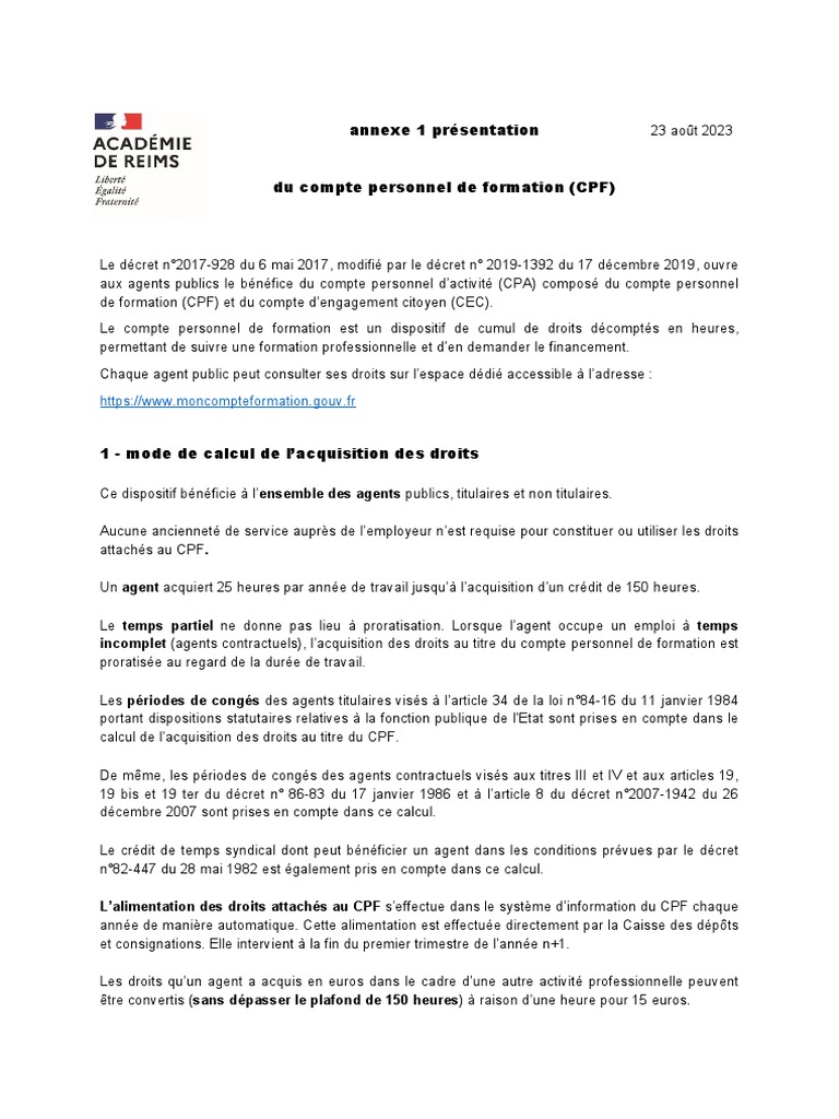 CPF Presentation | PDF