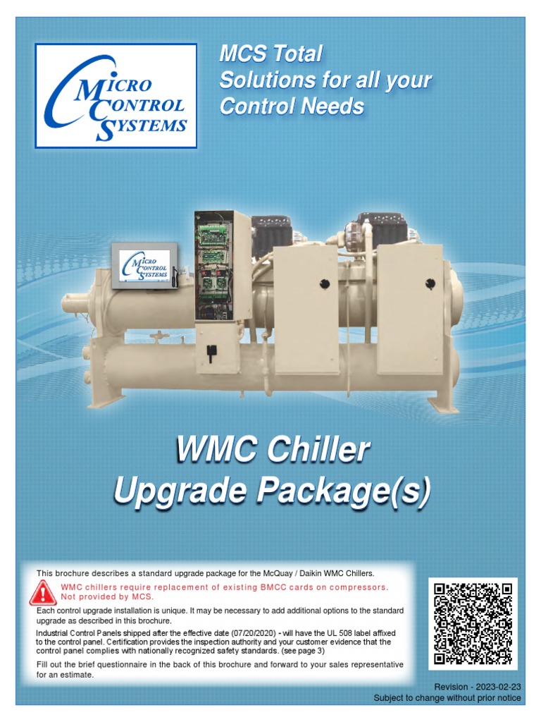 WMC Turbocor Upgrade Brochure-12 | PDF | Touchscreen | Vacuum Tube