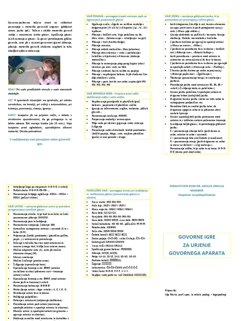 2GOVORNE IGRE ZA URJENJE GOVORNEGA APARATA - Zlozenka | PDF
