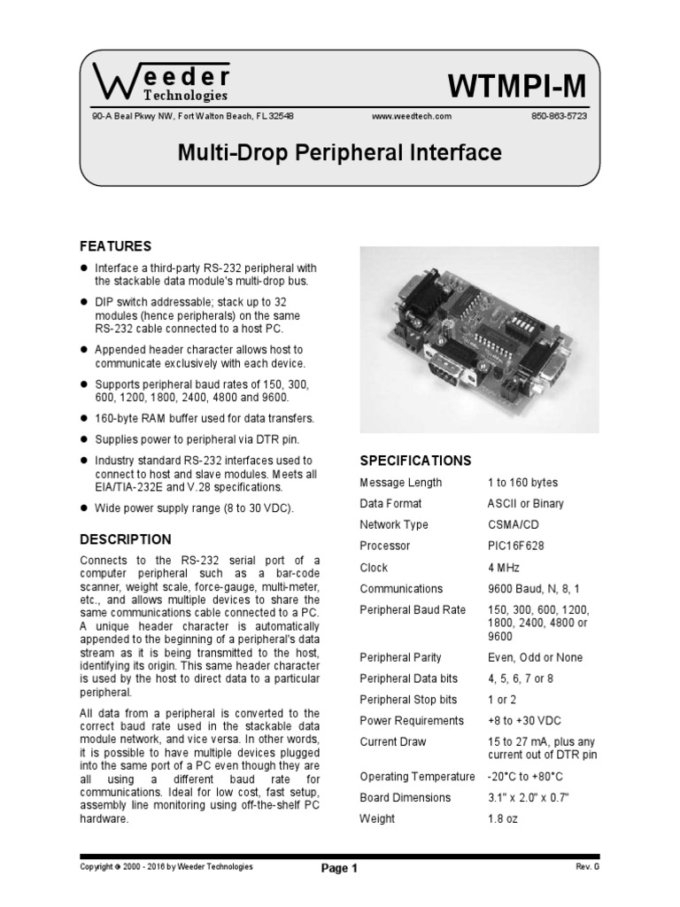 MultiDrop Rs232 | PDF | Computer Science | Computing