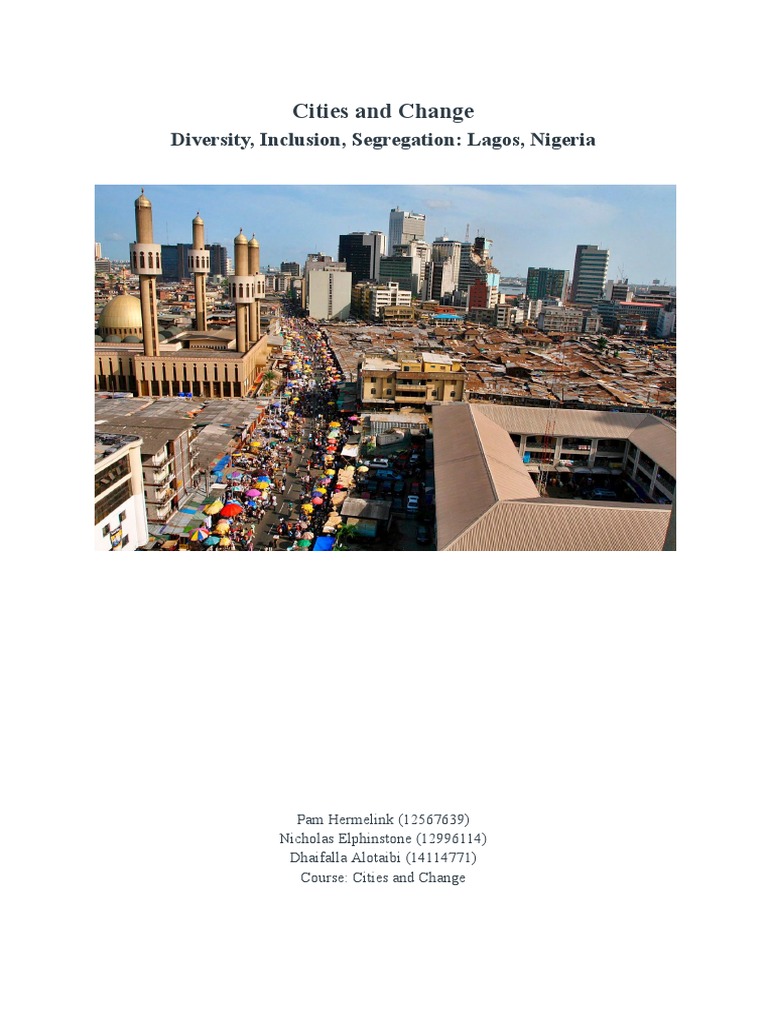 Cities and Change - Assignment 3 | PDF