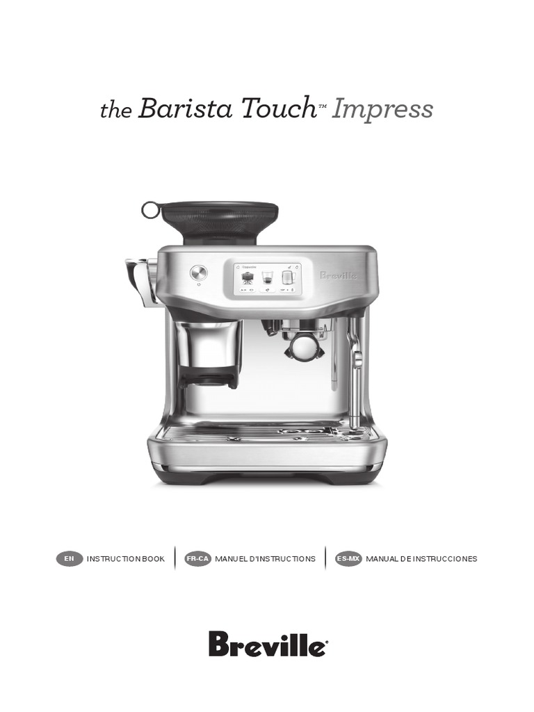 Manual Breville Barisra Pro | PDF | Coffee | Drink