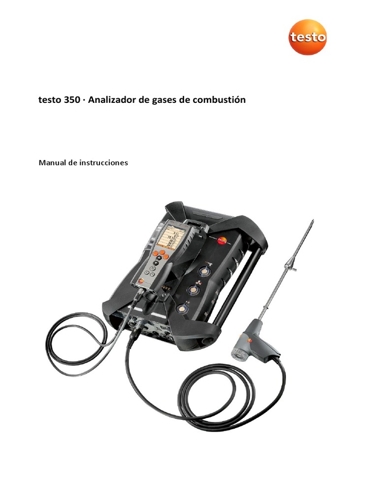 Testo 350 Manual de Instrucciones | Descargar gratis PDF | Bluetooth