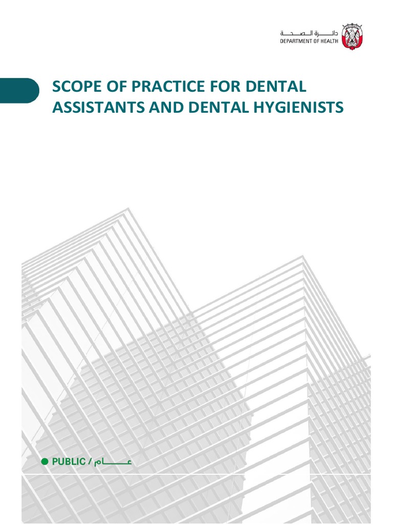 Dental Assistants' Practice Scope | PDF | Dental Hygienist | Dentistry