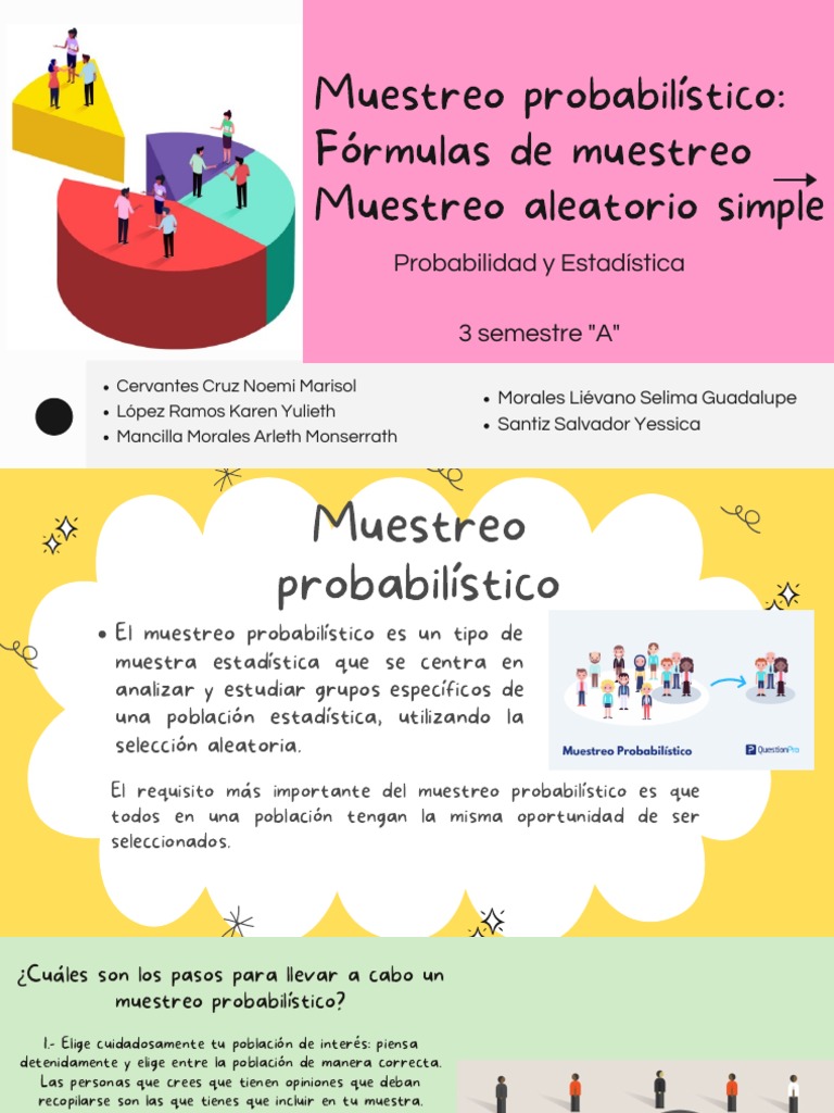 Muestreo Probabilístico y Aleatorio Simple | PDF | Muestreo ...
