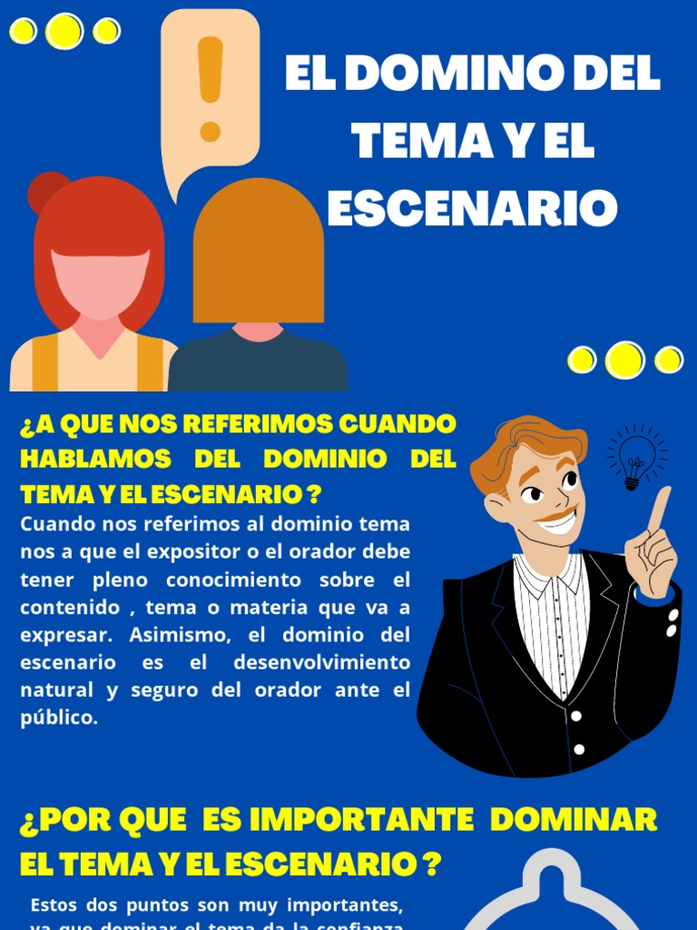 El Dominio Del Tema y Del Escenario | PDF