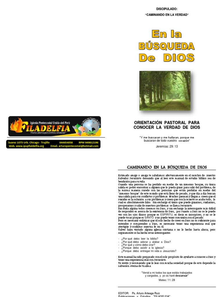 En La Busqueda de Dios | PDF | Pecado | Salvación