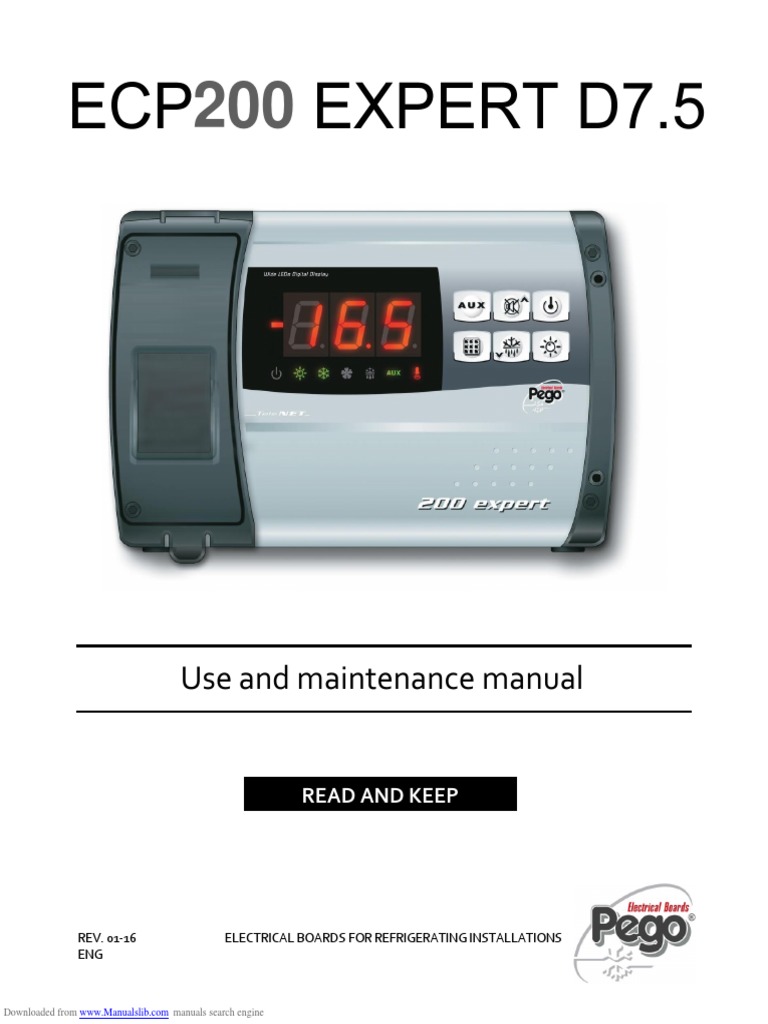 Ecp200 Expert d75 | PDF | Relay | Electrical Wiring