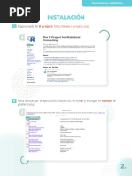 Manual de Descarga e Instalación de R y Rstudio | PDF | Archivo de computadora | Microsoft Windows