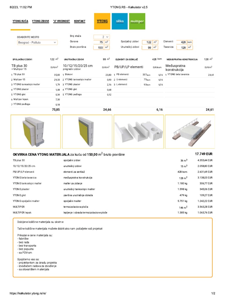 YTONG - RS - Premium | PDF
