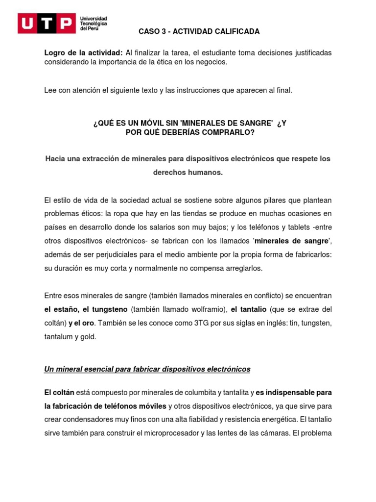 Semana 7 - Caso 3 | PDF | República Democrática del Congo