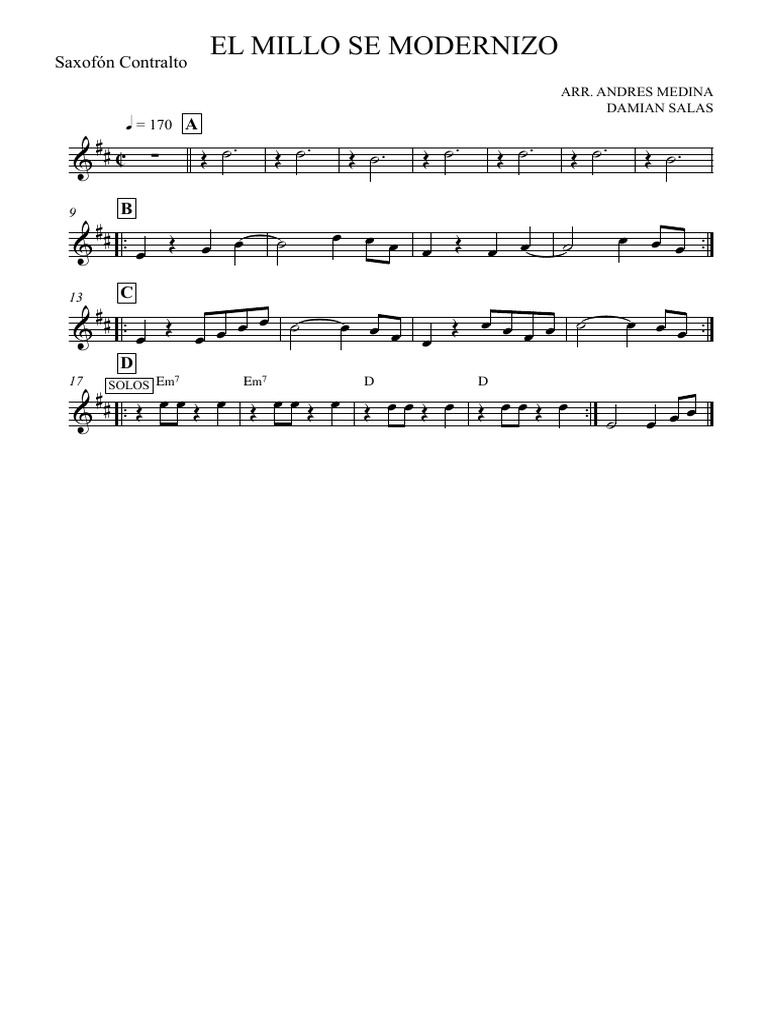 Saxo Alto 2 | PDF