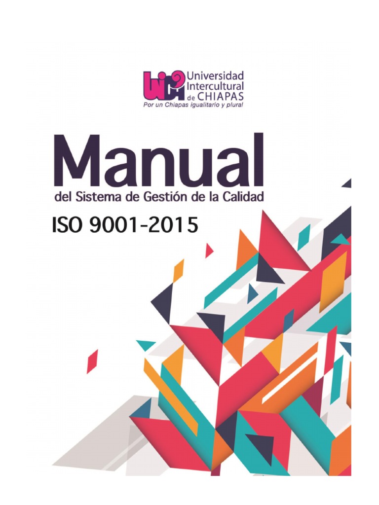 UNICH-SGC-M-01 Manual Del Sistema de Gestión de Calidad | Descargar gratis PDF | Sistema de ...