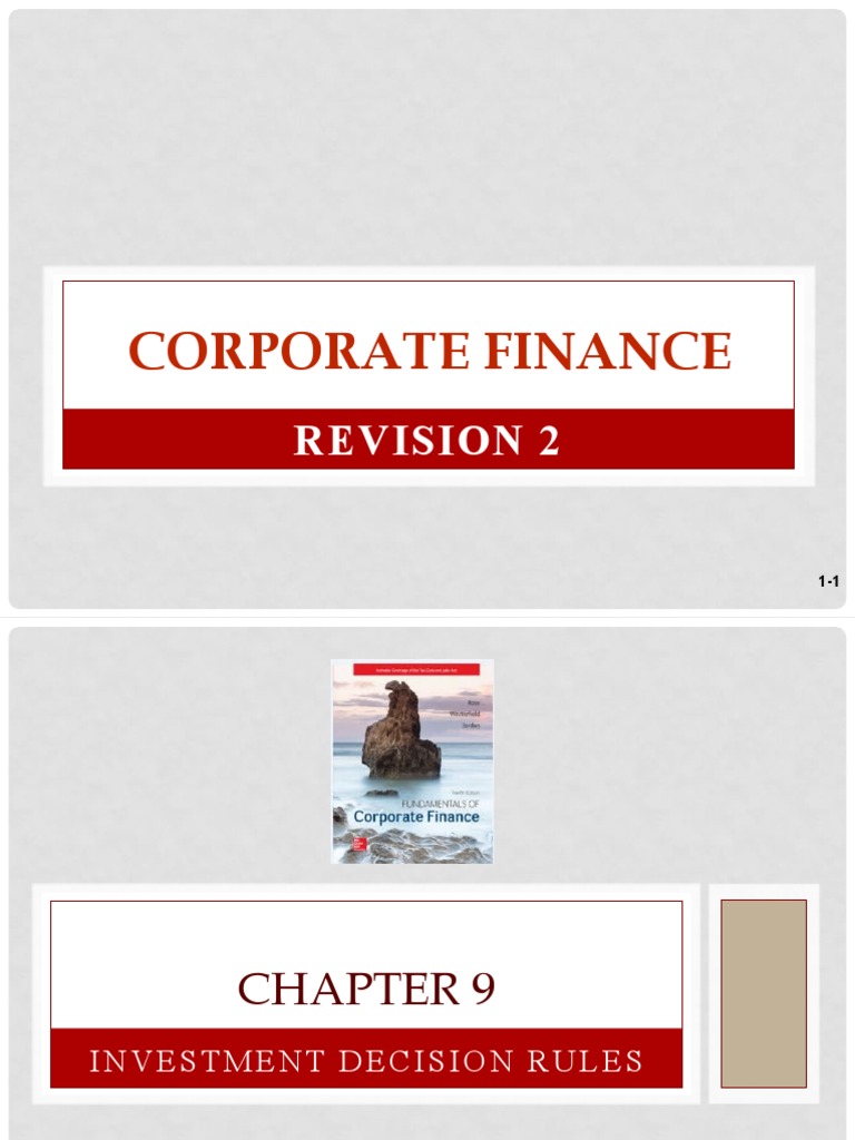 Week 15 - Revision 2 | PDF | Net Present Value | Internal Rate Of Return