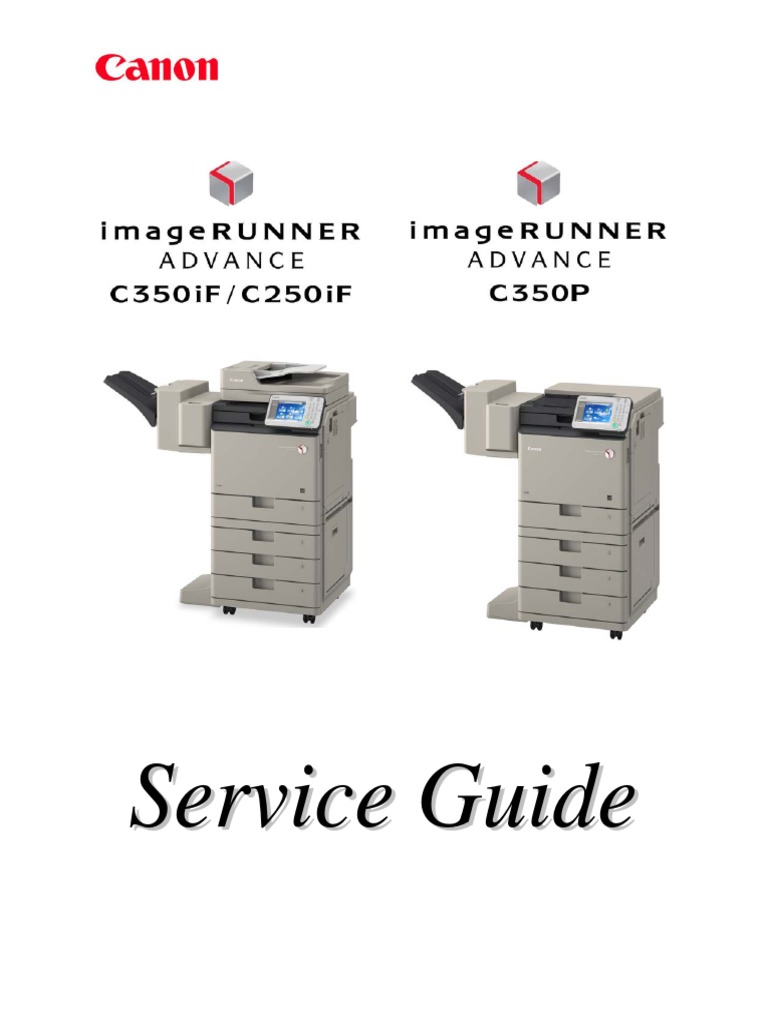 ImageRUNNER ADVANCE C350iF C250iF Series Service Guide Rev2 | PDF ...
