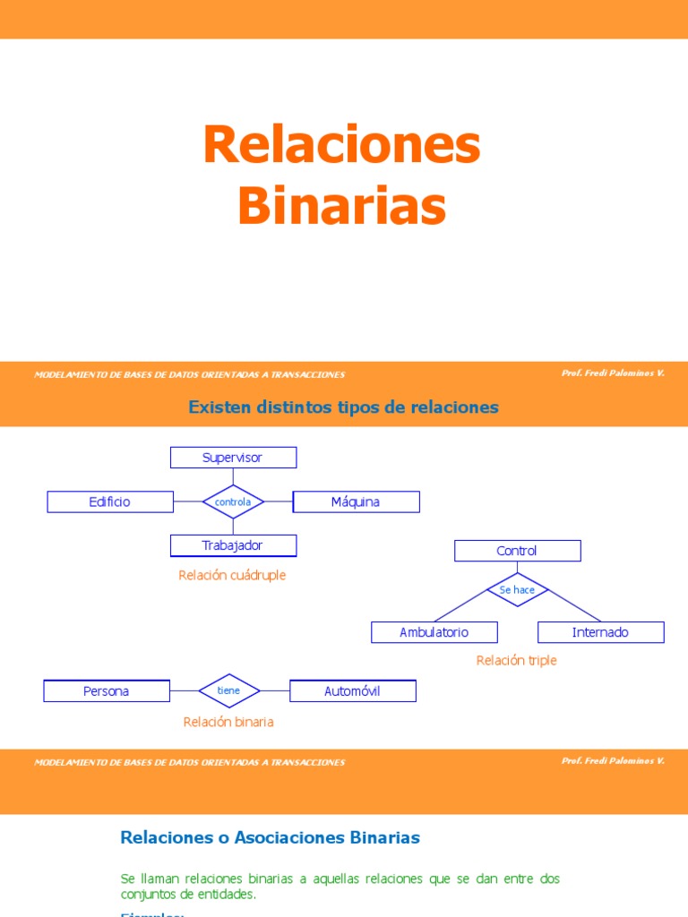 2020-02 - S01 - C3 - Relaciones Binarias | PDF | Bases de datos