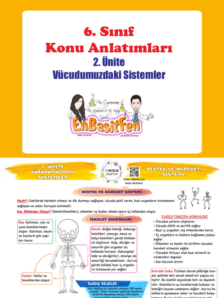 6.sinif Fen Bilimleri 2. Unite Konu Anlatimi | PDF